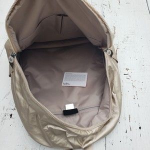 Kipling | Bags | Kipling Chuwy Livelight 6 Gold Metallic Large Backpack ...